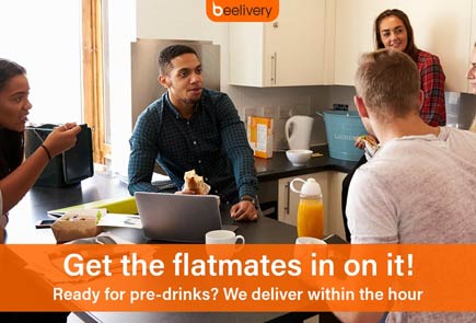 £5 Beelivery discount code - Save the Student