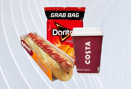 £3.50 Rollover hotdog + snack + drink - Save the Student