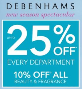 Debenhams Student Discount Codes 2025 - Save the Student