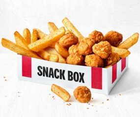 Free* Popcorn Chicken Snack Box for students - Save the Student