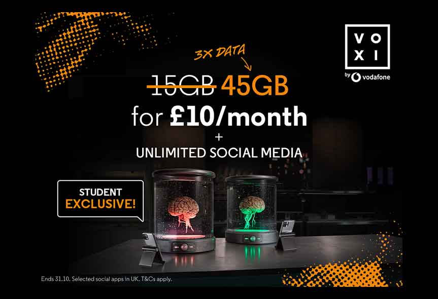 Endless social media with VOXI - Save the Student